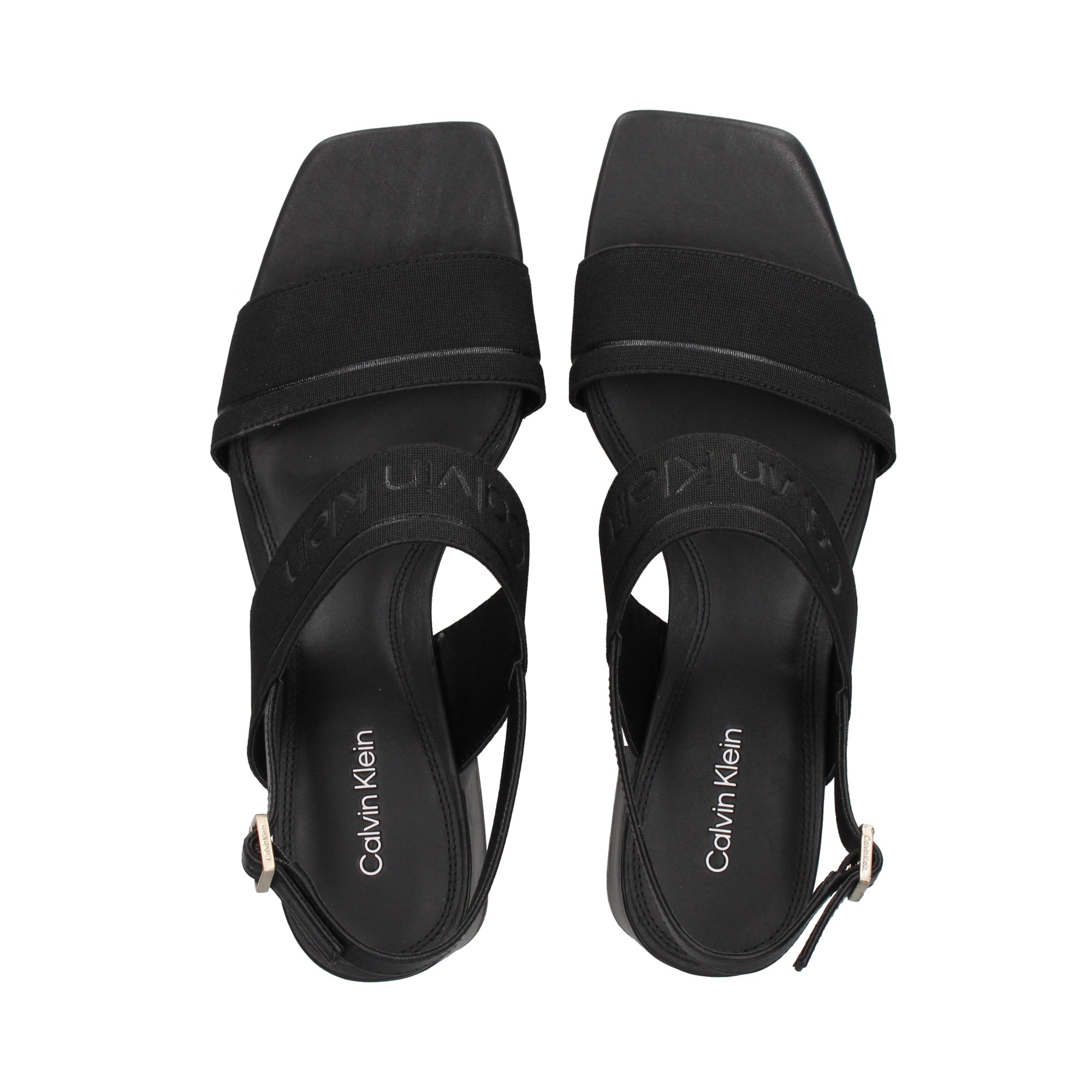 CALVIN KLEIN Women's heeled sandals HW0HW01635 Ck black - beh