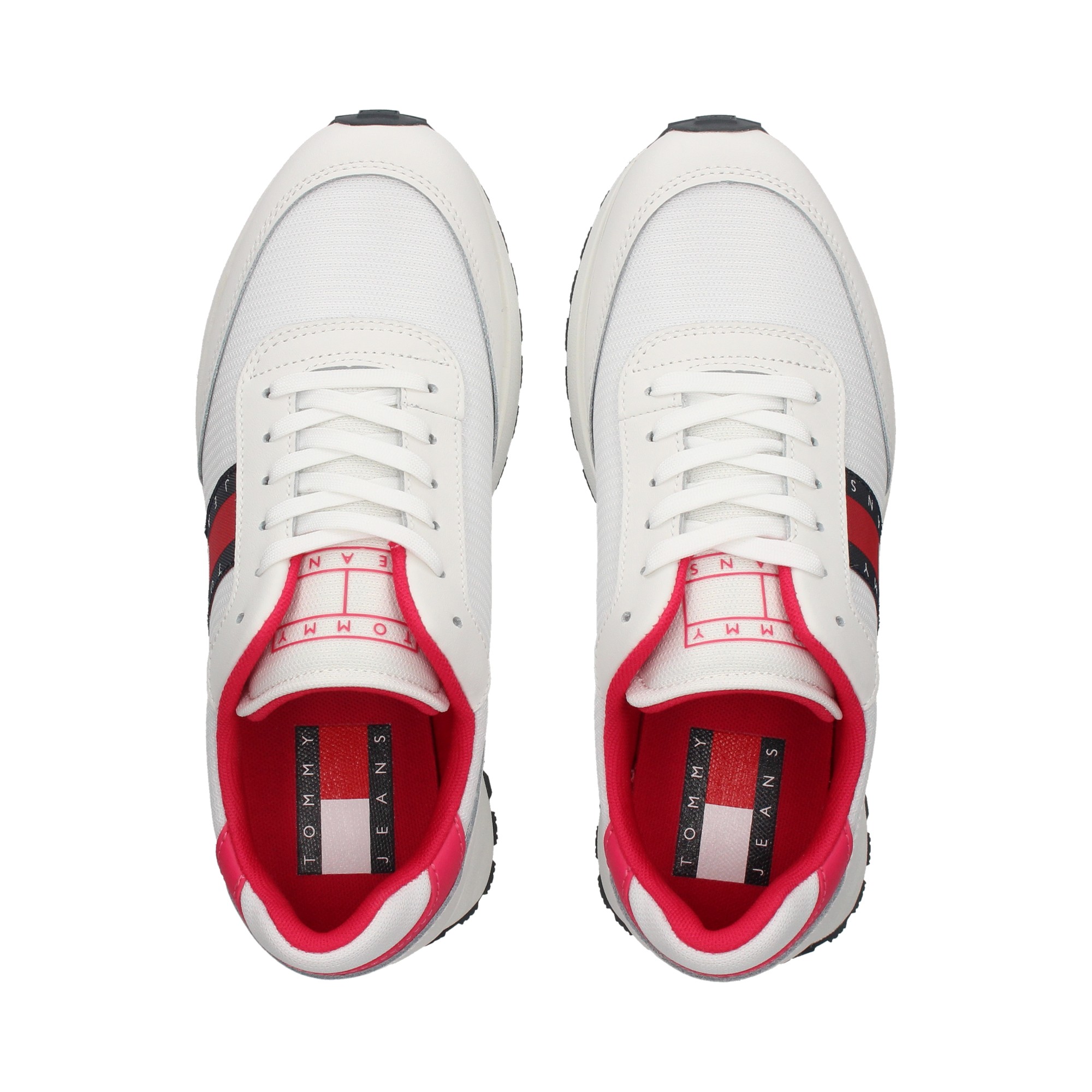 TOMMY HILFIGER Women's Sneakers RETRO RUNNER YBL ECRU / GYPS