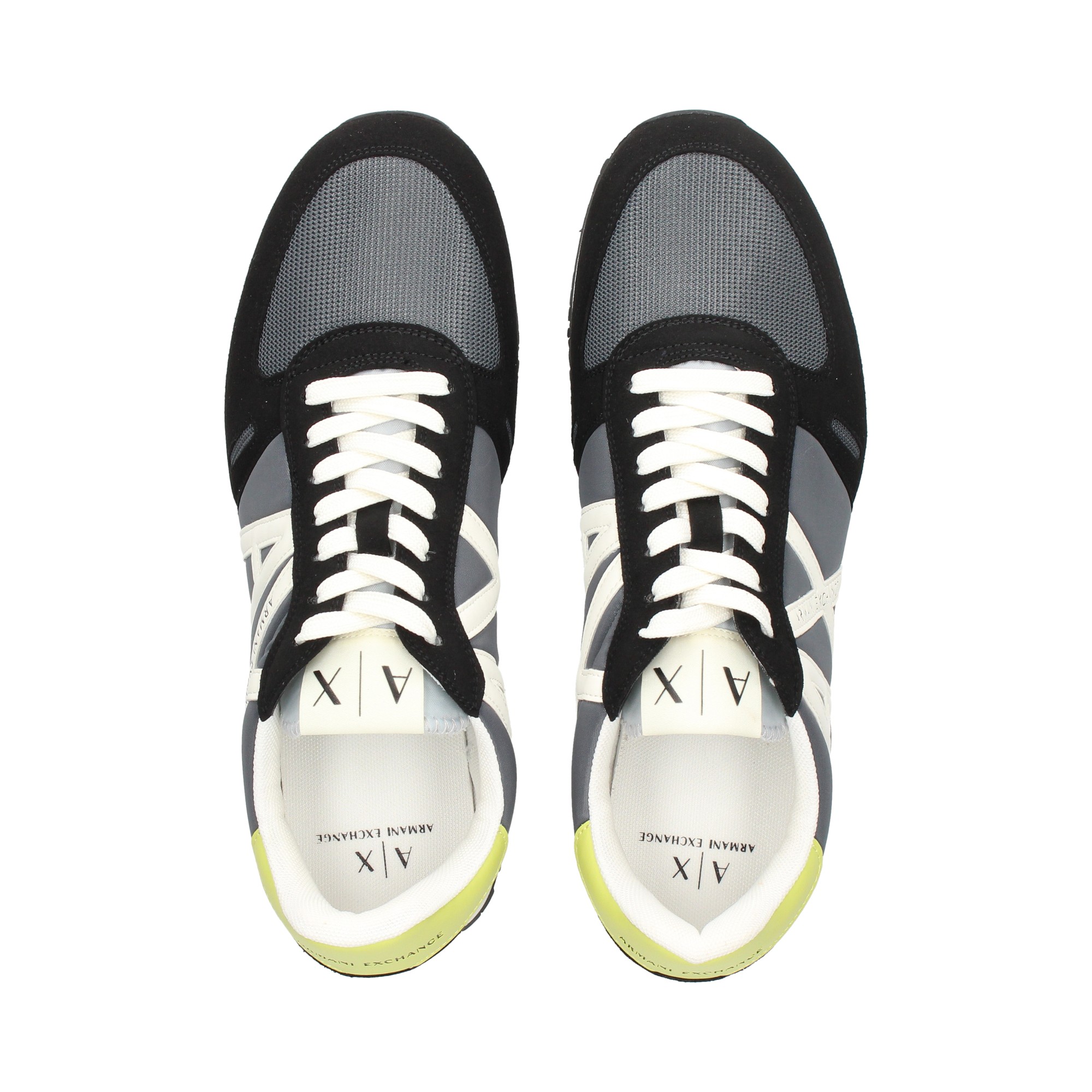 ARMANI EXCHANGE Men's sneakers XUX017 T699 BLACK+GREY