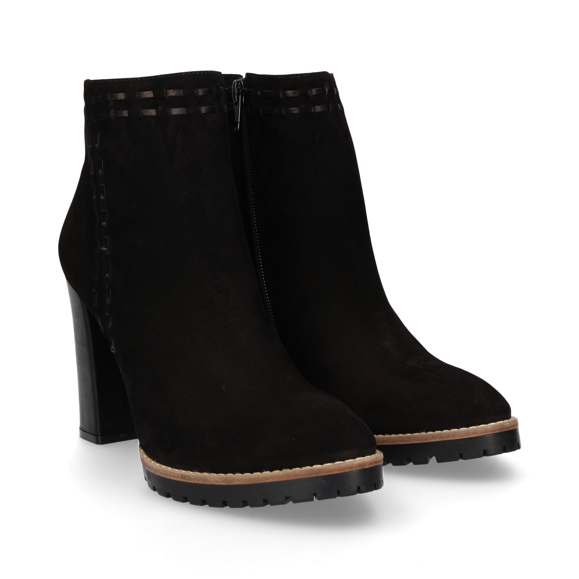 Ankle Boots Mit Absatz
