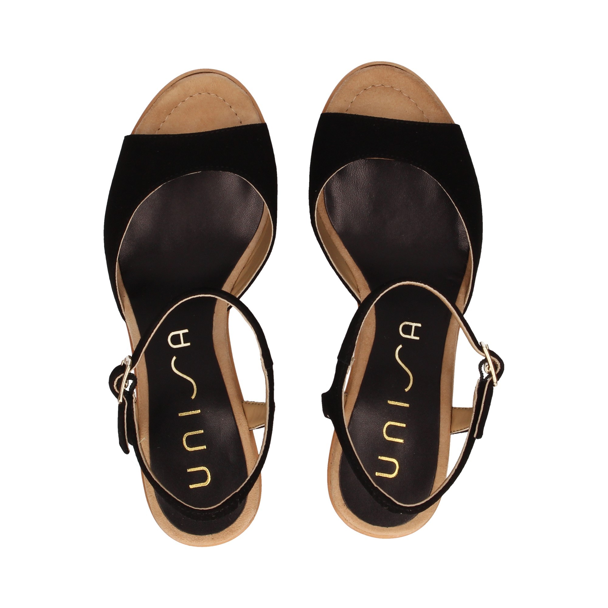 UNISA Women's wedge sandals ONTRAL-KS NEGRO