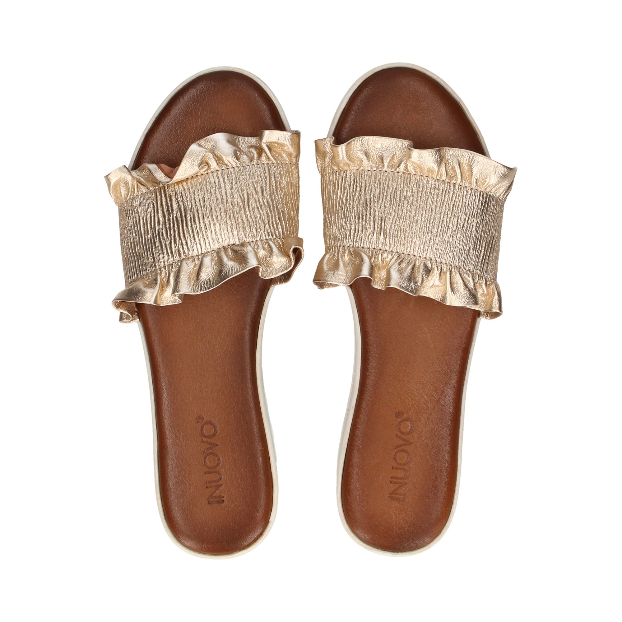 INUOVO Women's wedge sandals 8206 ORO