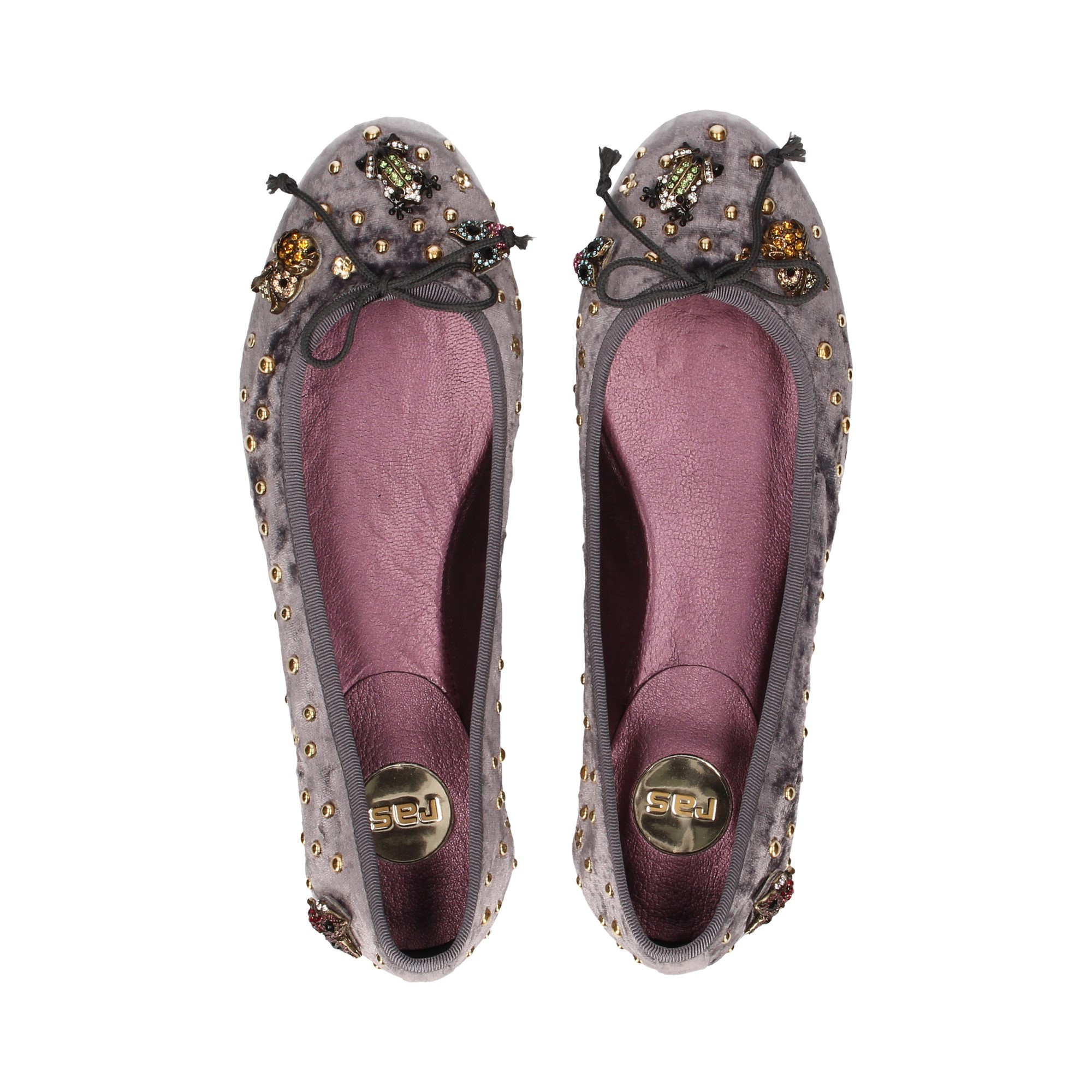 RAS Women's Ballerinas 9509 GRIS